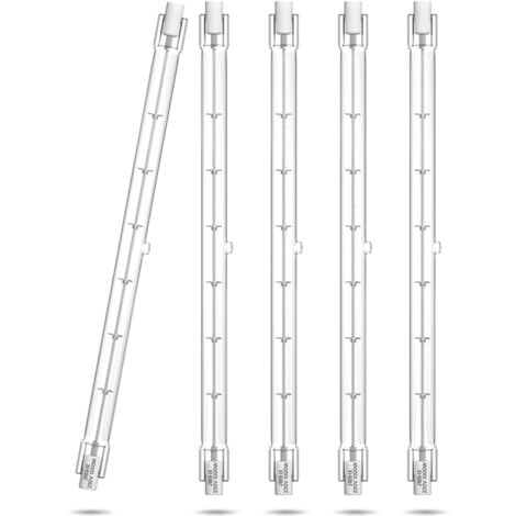 R7s 189mm 1000W Linear Halogen Bulbs 16000 Lumen Warm White 2800K ...