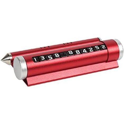 Multi-function temporary emergency hammer for mobile phone - Red