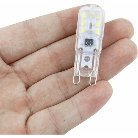 6 Pieces G9 LED Bulbs Cool White 3W 6500K No Flicker Halogen ...