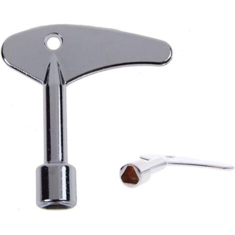 Triangular key utility service gas key electric elevator key fob lock.