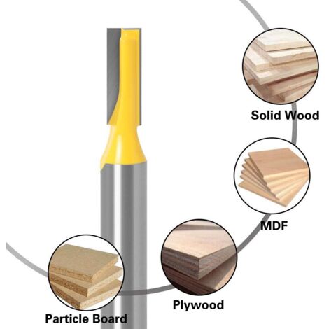 8mm Straight Router Bit Wood Milling Cutter Trim Pattern Router Bits ...