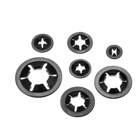 340 Pcs Starlock Washers, Lock Washers, Lock Washers, Speed Push Clips ...
