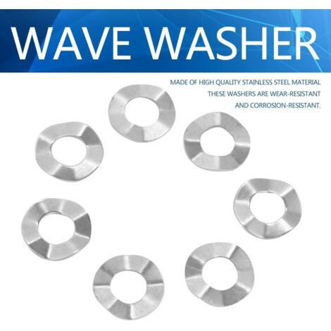Wave Washer, Stainless Steel Spring Washer M4, M6, M8, M10, M14 (M10 ...