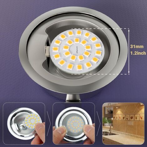 G4 LED Bulb Round 12 Volt Cool White Equivalent to JC G4 Halogen Bulb ...