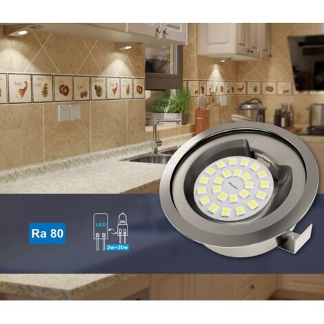 G4 LED Bulb Round 12 Volt Cool White Equivalent to JC G4 Halogen Bulb ...