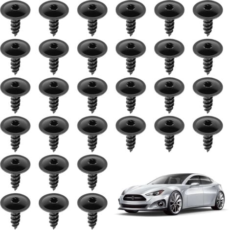 Set of 30 car engine cover bolt retainers - Torx screws - Car fender ...