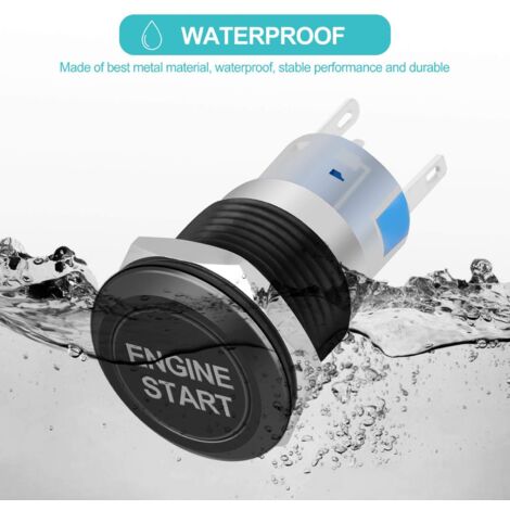 Car Start Button, Engine Start Push Button, 12V Push Button Switch ...