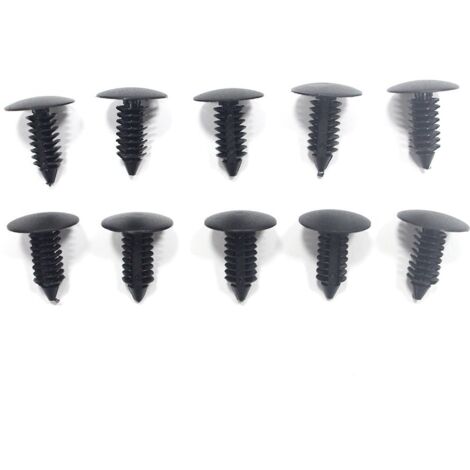 10 pcs Universal Car Retaining Clips, Plastic Rivets, Automotive ...