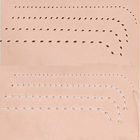 DIY 4mm - 1/2/4/6 Prongs with Leather Diamond Metal DIY Hole Punches ...