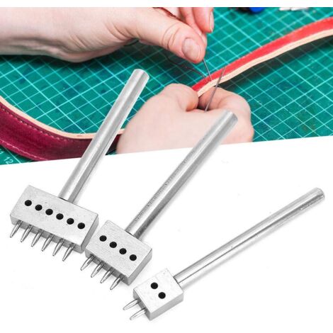3Pcs Leather Punch Set 2mm/4mm/6mm Punch Tools for Belt and Craft