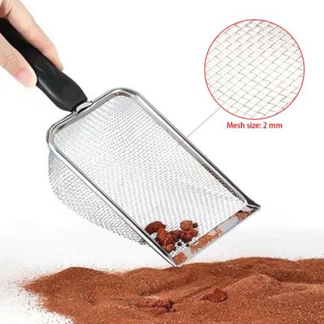 Hamster Litter Scoop Corner Cleaning Mesh Fine Holes Hamster Waste ...