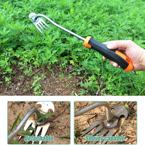 Weed Puller Gardening Weed Remover Manual Weeding Tool Stainless Steel ...