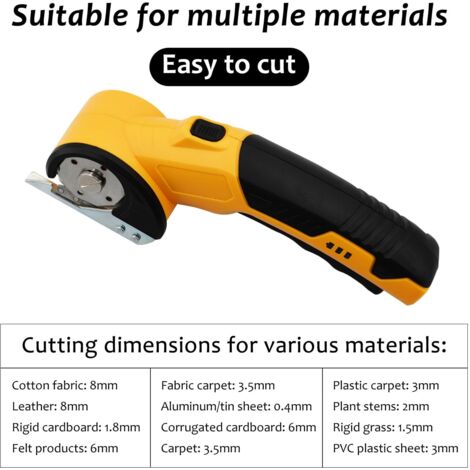 Cordless Rechargeable Electric Scissors - Pinking Scissors Sewing ...
