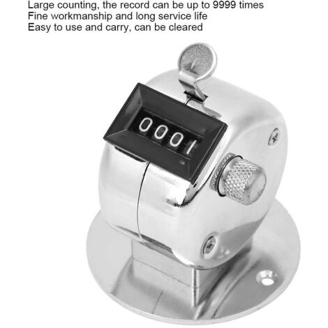 Mechanical Manual Counter, 4-Digit Portable Score Counter, Manual ...