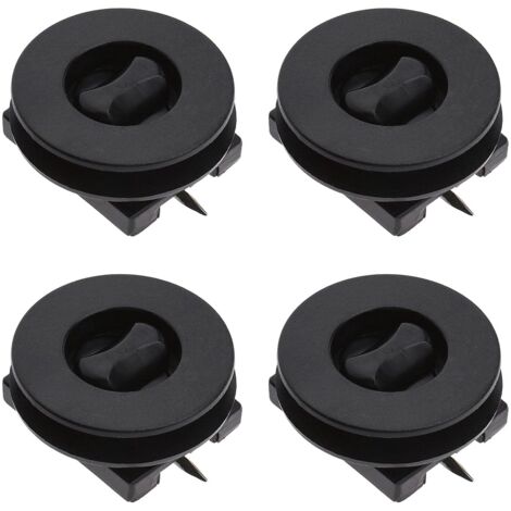 4pcs Car Mat Retainer Anti-slip Twist Buckle Plastic Clip Fastener ...