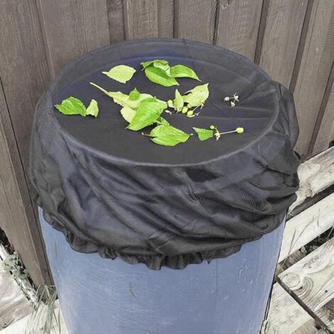 3-Piece Rain Barrel Netting Set (60cm), Polyester Water Catcher Net ...