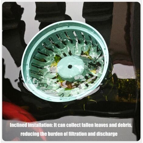 Large pond inlet filter, protective cover to prevent fish from entering ...
