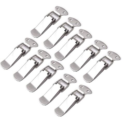 10 Pieces Stainless Steel Spring Toggle Latch Lever Drawer Hardware for ...