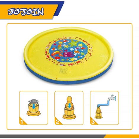 170cm Children's Water Jet Mat, Durable PVC Water Splash Spray Mat for ...