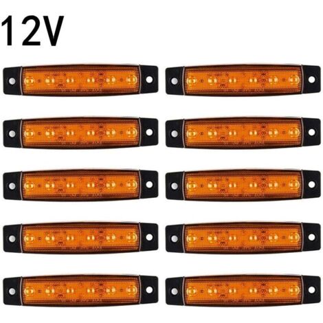 10PCS LED Truck Position Lights, Side Marker Lights, DC 12V LED Side ...