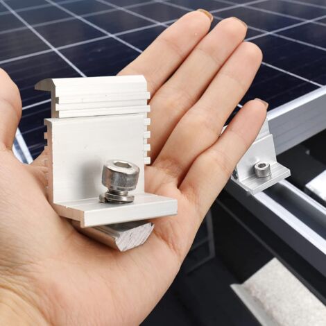 Solar Panel Mounting Brackets Set of 4, Z-Shaped Panel, Solar Panel ...