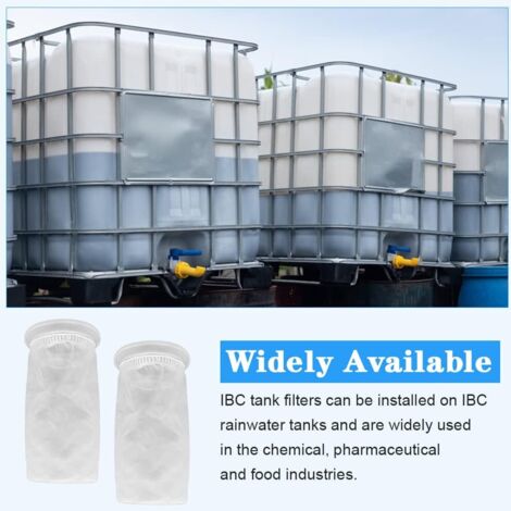 2 PCS Nylon IBC Filter, IBC Rainwater Tank Filter, Washable IBC ...