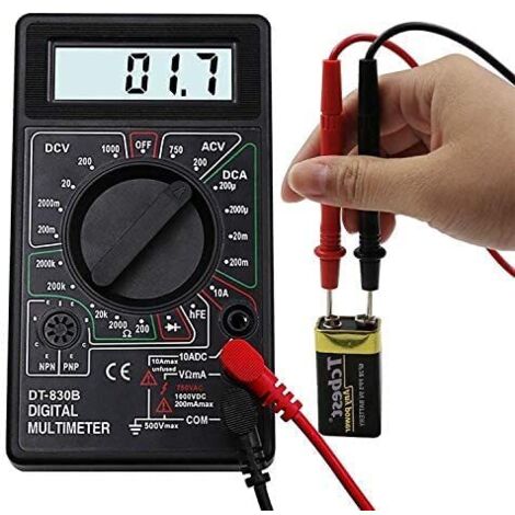 Professional digital multimeter, continuity tester, voltmeter, ammeter ...
