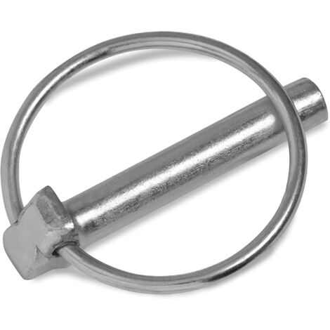 6mm x 45mm pins, 6.0mm pins [10 pieces] electrogalvanized
