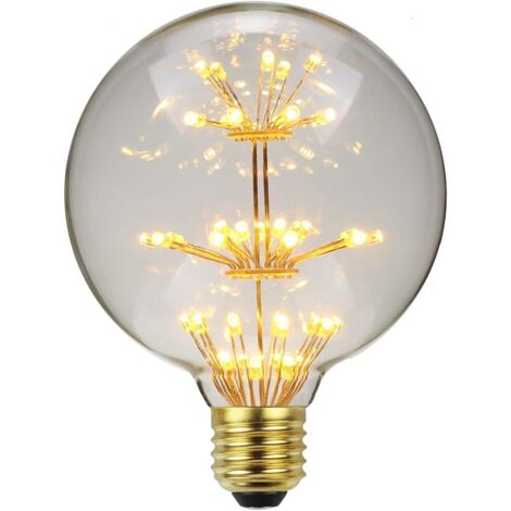 LED Vintage Bulb RGB Firework Edison Bulb 3W 220/240V E27 Decorative ...