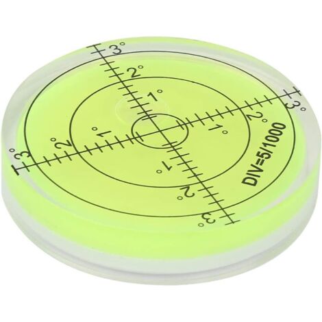 Round spirit level, 60mm diameter measuring tool, round spirit level ...