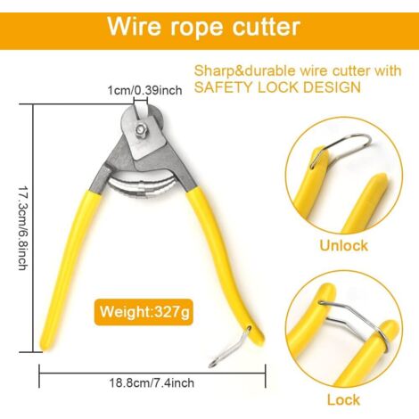 Cable Cutter Pliers, Chrome Steel Cable Pliers, Ratchet Cable Cutter ...