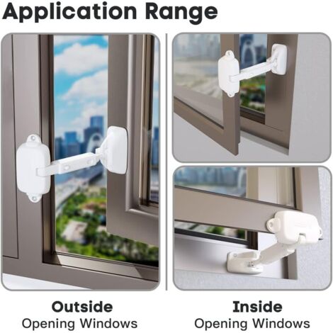 Child safety window restrictor for baby safety window locks, toddler ...