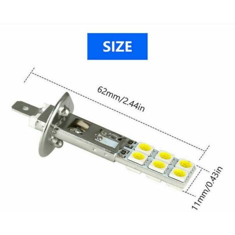 4er-Pack H1-LED-Lampen – 6000 K – Weiß – Geeignet für Nebel- und ...