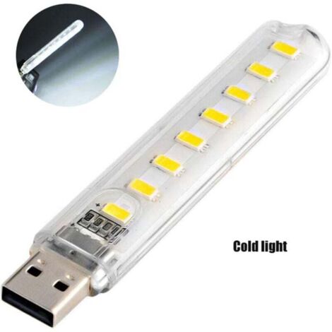 USB-LED-Lampe, Mini-tragbare USB-LED-Lampe, 5er-Pack Computer ...