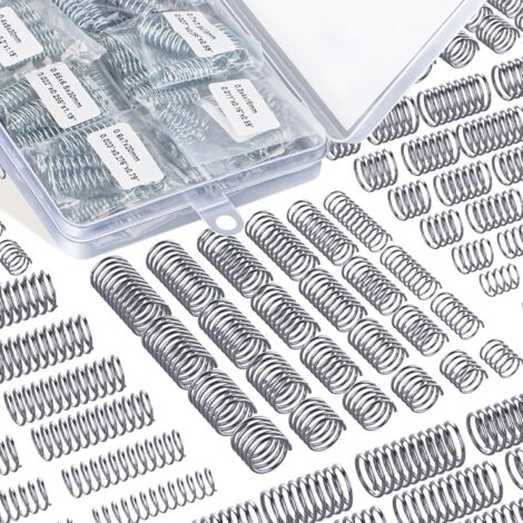 Assortiment de ressorts de compression, ressorts en acier inoxydable ...