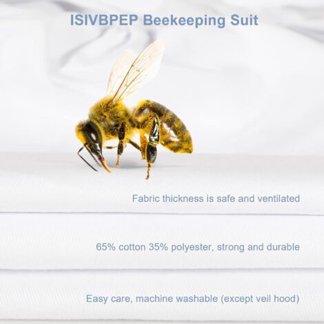 Tenue Apiculteur, Combinaison d'Apiculture pour Tout avec Gants d ...