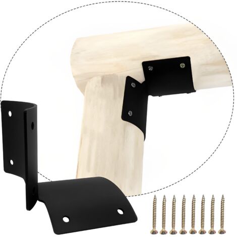 Round Post Fence Brackets - 10pcs Rail Supply for Online Fencing