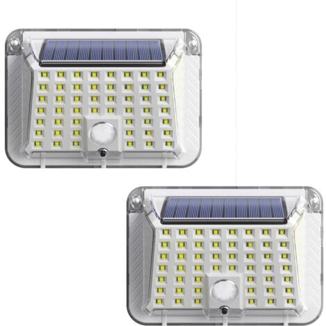 Lumière solaire led extérieure 90 LED, spot led d'extérieur solaire, 3 modes avec capteur de ...
