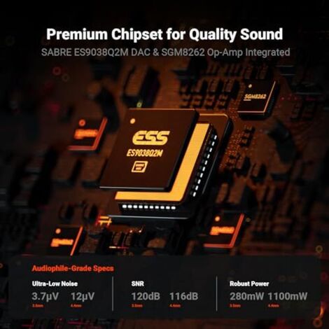 Applicable SK02 DAC Amp Headphone Amplifier Desktop USB C to AUX ...