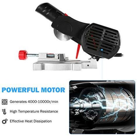 Mini Miter Saw, Electric Power Table Saw, 9 5.5 5.3 in Benchtop Cut-Off ...