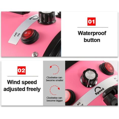 Pulseur Chien Professionnel 1500W Souffleur Chien Pulseur pour Chien ...