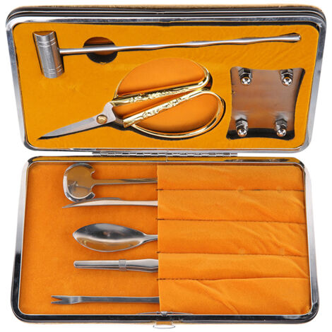 8 Pièces Kit d'Outils à Fruits de Mer en Acier Inoxydable, Accessoires ...