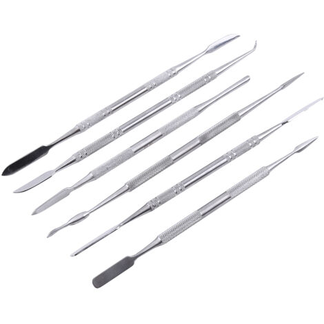 Kit de 12 outils dentaires en acier inoxydable pour sculpture de cire ...