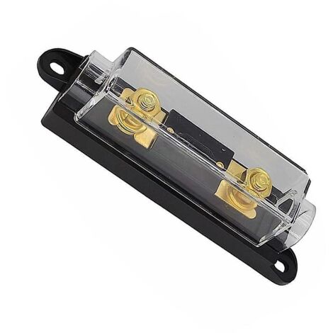 fusible Plaqu Or 200 Ampres + Porte-fusible Anl Noir 1 Paquet
