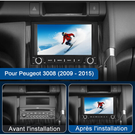 AWESAFE Autoradio Android 13 2Go+64Go pour Peugeot 206 (2002-2010) 7 ...