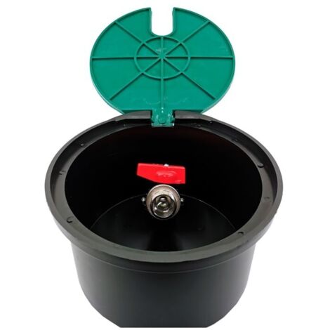 Arqueta de Riego Circular con Hidrante Metálico Rosca Macho 3/4"