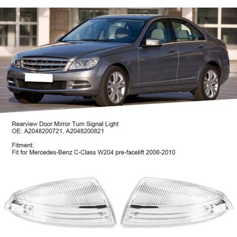 SUNXURY,Paire de rétroviseurs LED clignotants A2048200721, adaptés à ...