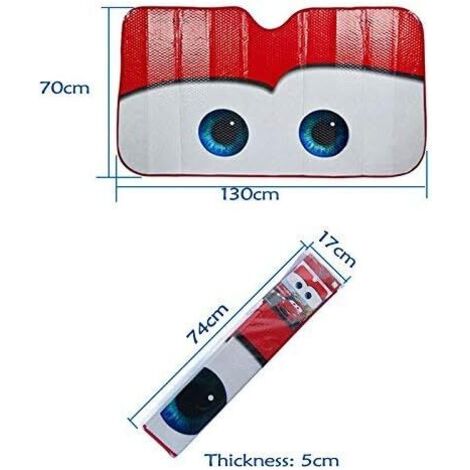 Pare Brise Soleil, Grands Yeux Pare Soleil Voiture Pare Brise Avant ...