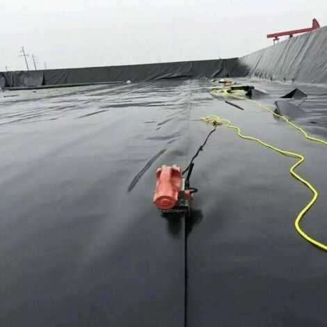 Bâche bassin anti-fuite Aqualiner doublure HDPE étanche 5 x 4.5m ...
