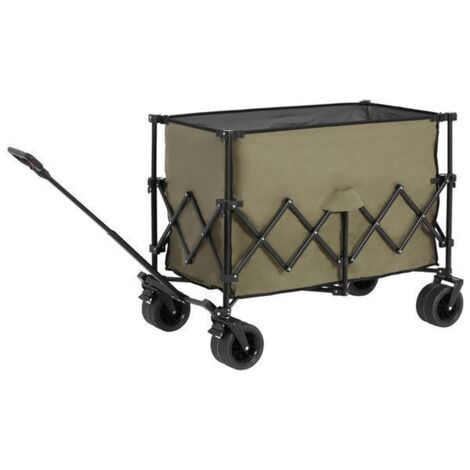 Brouette de Jardin Pliable - JAERLIUB - 300L - Acier Renforcé - Roues ...